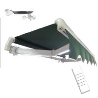 China Automatic Outdoor Awning Motor Wind-sun Sensor Remote Control Coated Aluminum for sale