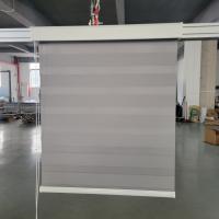 China Stepless Light & Privacy Control bedroom windowsiles office double velvet zebra blinds for sale