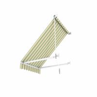 China 1.4m Aluminium Drop Arm Window Awning Light Retractable Awning for sale