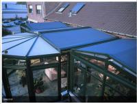 China utdoor Retractable Glass Roof Skylight Sun Shade Curtain, UV‑Block Heat Insulated Conservatory Blinds, Waterproof Sunshade Cover for Glass Room Patio Terrace Canopy Roof Shading for sale