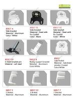 China China Wholesale Awning part -bracket, wall bracket, ceil  for sunshade products for sale