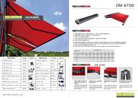 China full casstte retractable  awning with high quality and folding chain arm awning  with windproof strongly for sale