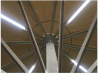 China 7m Strongwind Giant Extra Large Outdoor Patio Umbrella With LED Lights for sale
