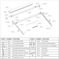China Skylight Motorised Retractable Awnings Aluminum Conservatory Canopy Awning for sale
