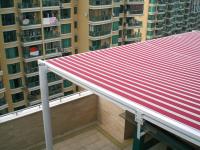 China Waterproof And Sunscreen Retractable Roof Awning Sunroom Retractable Awning for sale