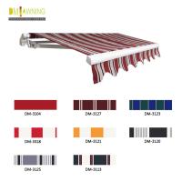 China Lightweight Arm Aluminium Waterproof Retractable Awning Outdoor Awnings for sale