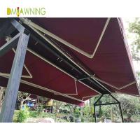 China Economic Free Stand Outdoor Waterproof Retractable Awning Double Sided Awnings for sale
