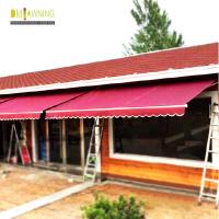 China Outdoor aluminum card type retractable awning for patio, patio, shop, hotel awning for sale