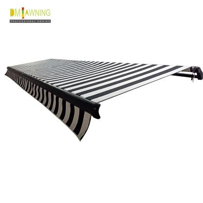 China Large size retractable aluminum patio awning, commercial awning waterproof sun protection for sale