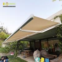 China Large size retractable aluminum patio awning, commercial awning waterproof sun protection for sale