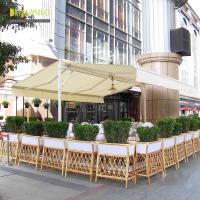 China Strong double side retractable awning,free standing awnings, awning with rain channel for sale