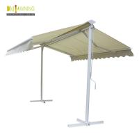 China Retractable awning double sided outdoor independent awning for sale