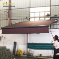 China 1.5M Long Valance Awnings，Hand operated electric telescopic awning for sale