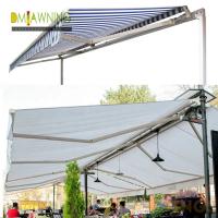China Free Standing Double Sides Balcony Retractable Awning for Sunshade/wind for sale
