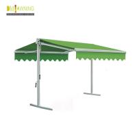 China Free Standing Double Sides Balcony Retractable Awning for Sunshade/wind for sale