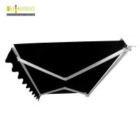 China Acrylic Manual Retractable Awning Outdoor Sun Shade Canopy for sale