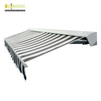China Acrylic Manual Retractable Awning Outdoor Sun Shade Canopy for sale