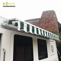 China Acrylic Manual Retractable Awning Outdoor Sun Shade Canopy for sale