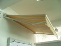 China Outdoor retractable awning Aluminum commercial manual awning for sale
