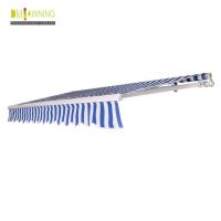 China Outdoor retractable awning Aluminum commercial manual awning for sale