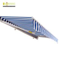 China Outdoor retractable awning Aluminum commercial manual awning for sale