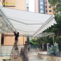 China Aluminium high quality commercial semi cassette awning for sale