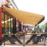 China Aluminium high quality commercial semi cassette awning for sale
