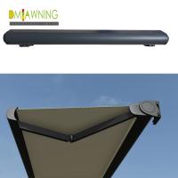 China Retractable Full Cassette Electric Awning With Remote Control LED Light for sale