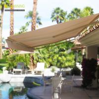 China Manual control awning, restaurant and hotel hand - operated awning for sale