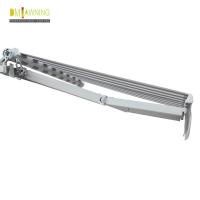 China Manual Telescopic Waterproof Retractable Awning Balcony folding arm retractable awnings for sale