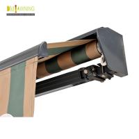 China Manual Telescopic Waterproof Retractable Awning Balcony folding arm retractable awnings for sale