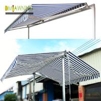 China Open Air  Double Sided Awning Independent Garden Restaurant Retractable Awning for sale