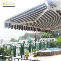 China Home Patio Motorized Waterproof Retractable Awning With Screen for sale