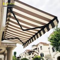 China Acrylic polyester Electric Waterproof Retractable Awning Arm for sale