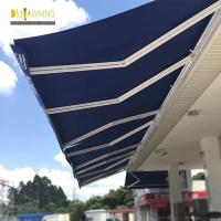 China Outdoor Powder Coated Double Arm Awning Balcony Patio Awning for sale