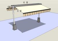 China Alu Double Side Awning Strong Retractable Double Side Awning for sale