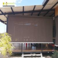 China 70mm Vertical Retractable Window Awnings  Remote Control for sale