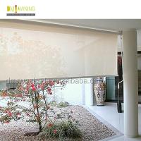 China Vertical Retractable Window Awnings Remote Control Vertical Retractable Horizontal Shade for sale