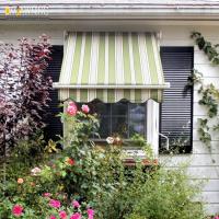 China Aluminium Smart Retractable Window Awnings Heavy Duty for sale