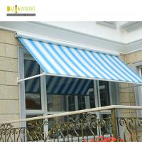 China Heavy Duty Remote Control Outdoor Awnings Drop Arm Window Awning for sale