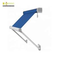 China Outdoor Aluminium Remote Control Patio Awning Heavy Duty Drop Arm Window Awnings for sale