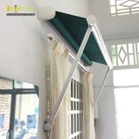China Aluminum Retractable Window Awnings Drop Arm Canopy for sale