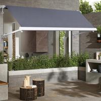 China Aluminum Retractable Window Awnings Drop Arm Canopy for sale