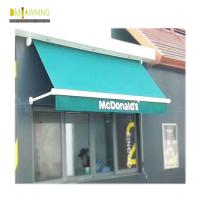 China 1.4m Aluminium Drop Arm Window Awning Light Retractable Awning for sale