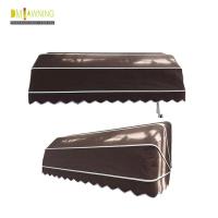 China Aluminium Retractable Window Awnings Patio Sun Control Retractable Shades for sale