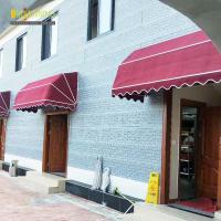 China Anti UV Aluminum French Style Awnings Waterproof Folding Dutch Canopies for sale
