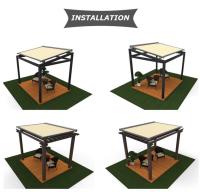 China Heavy Duty Retractable Roof Awning Remote Motor Sunshade Waterproof Retractable Pergola Awnings for sale