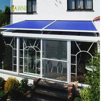 China Heavy Duty Retractable Roof Awning Remote Motor Sunshade Waterproof Retractable Pergola Awnings for sale