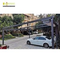 China Retractable Outdoor Pergola Awning Kits Aluminum PVC Sail Pergola Automatic Roof for sale