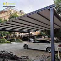 China Outdoor Pergola Awning Kits Garden Sunshade PVC Waterproof Motorized Pergola Awning for sale